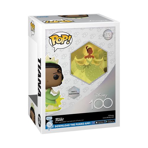Disney 100 Princess and the Frog Tiana Pop! Vinyl Figure ...